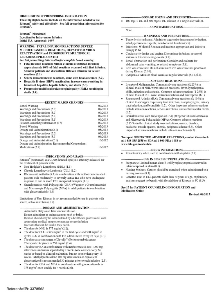 Full Prescribing Information: See For Complete Boxed Warning | PDF ...