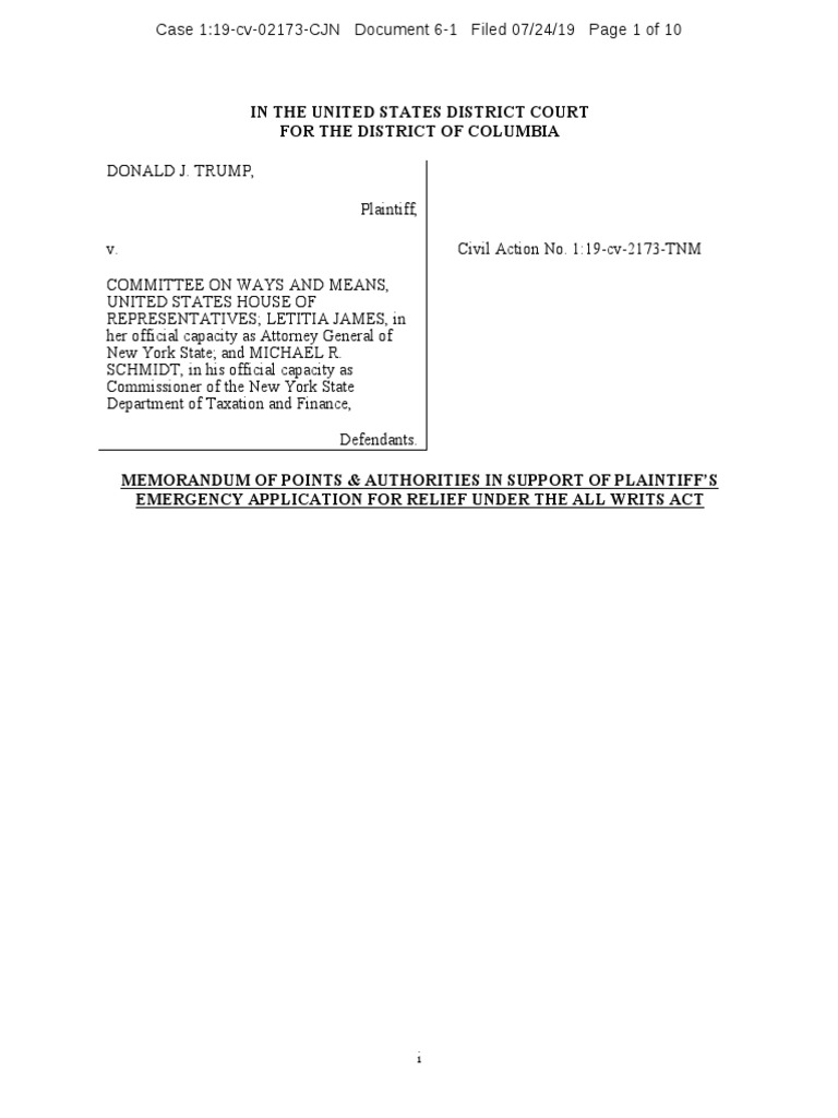 All Writs Act PDF | PDF | Presidents Of The United States | American ...