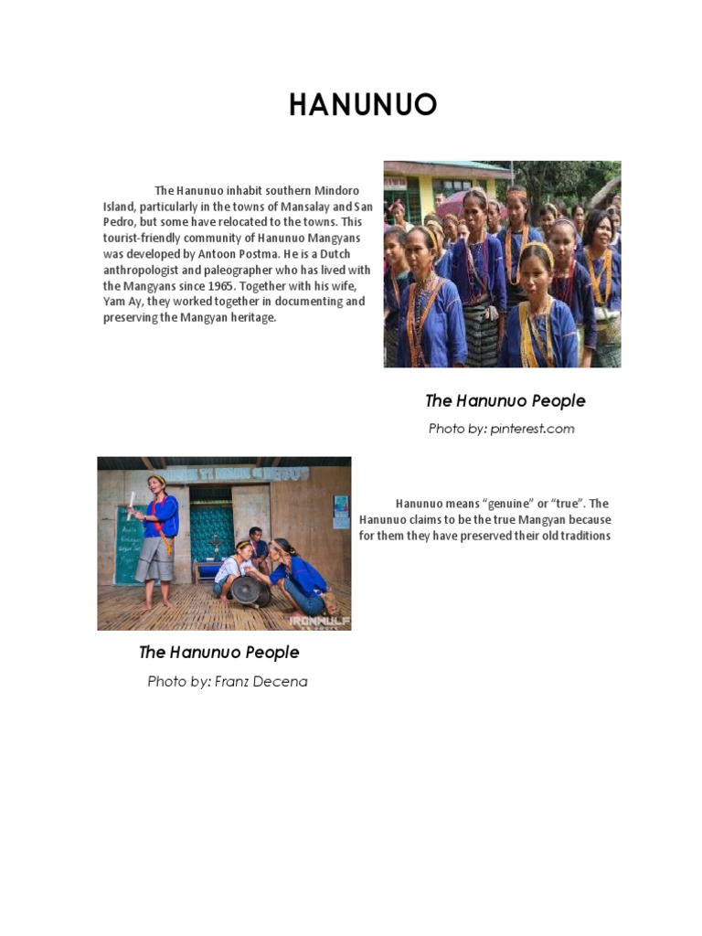 Hanunuo | PDF