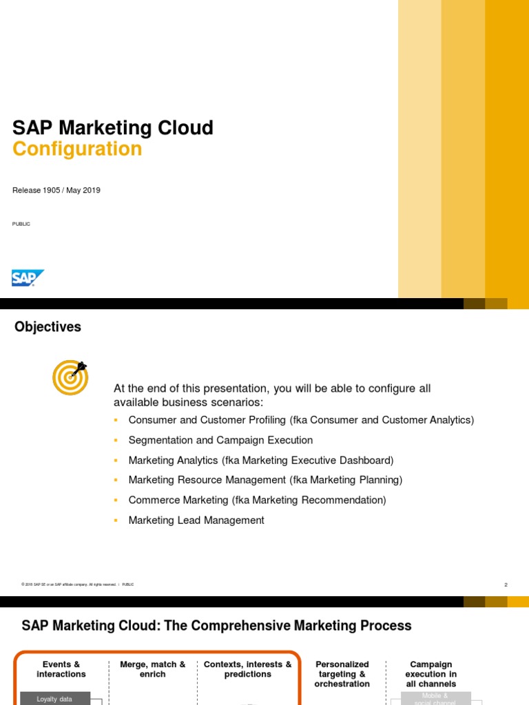 SAP Marketing-Cloud Configuration 1905 | PDF | Market Segmentation | Sap Se