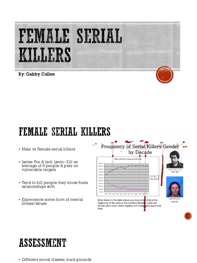 Female Serial Killers: Patterns and Motivations | PDF