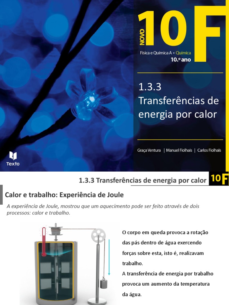 Transferências de Energia por Calor | PDF | Calor | Temperatura