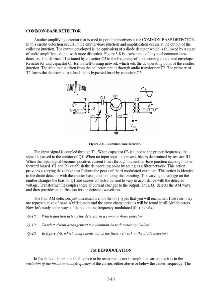 FM Demodulator | PDF | Detector (Radio) | Frequency Modulation