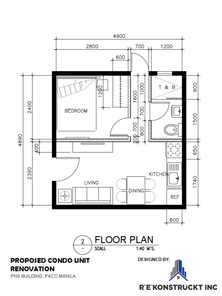 Floor Plan: Proposed Condo Unit Renovation | PDF