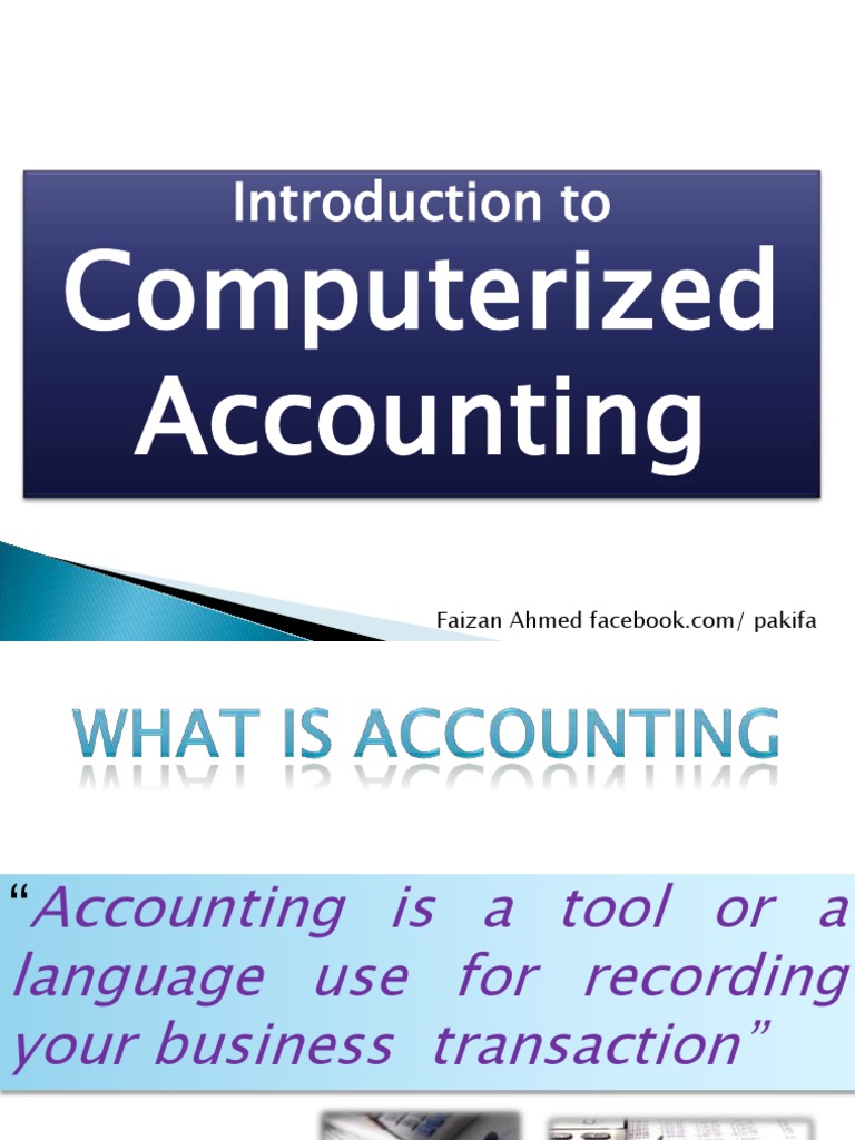 Computerized Accounting | PDF | Corporate Jargon | Debits And Credits