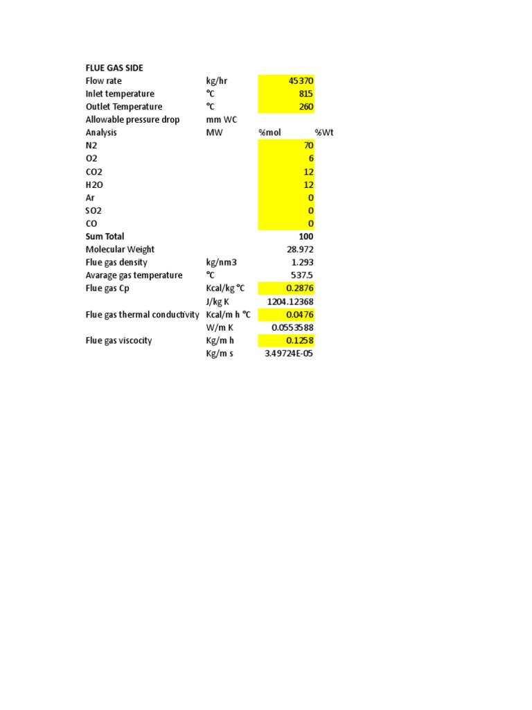 Fire Tube Boiler Design | PDF | Gases | Chemical Engineering