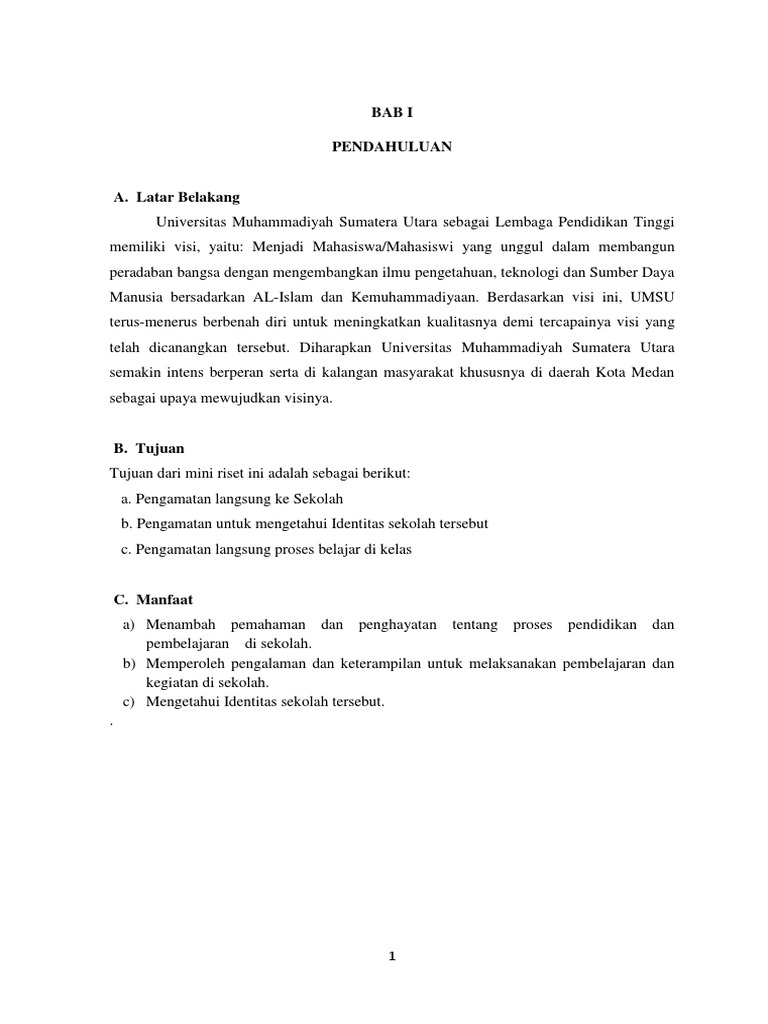 Mini Riset Muhammadiyah | PDF