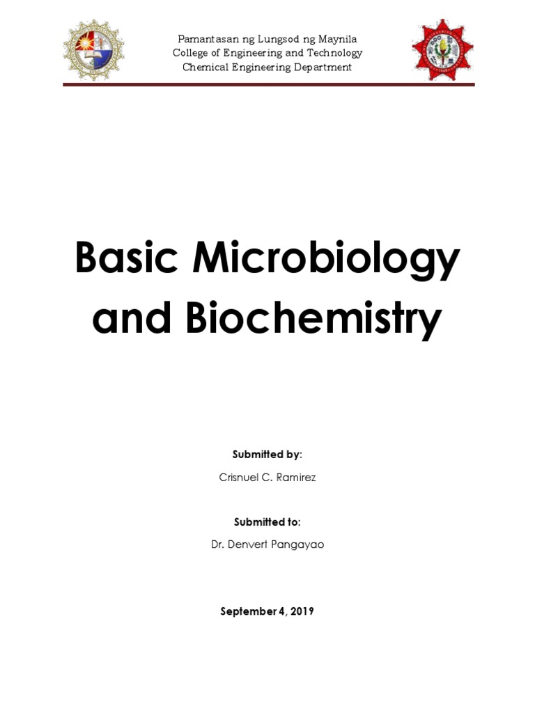Basic Microbiology and Biochemistry | PDF | Cell Membrane | Cell (Biology)