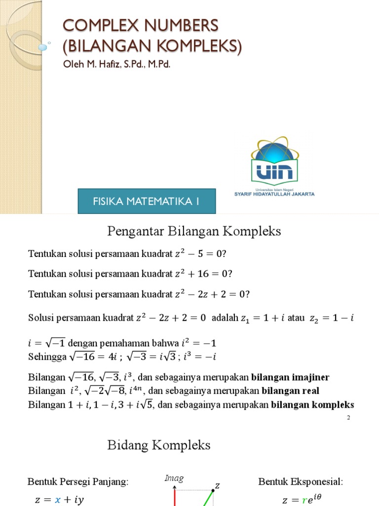 Complex Numbers | PDF