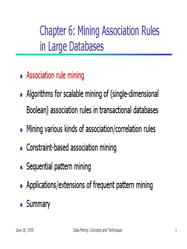 Association Rule | Download Free PDF | Algorithms And Data Structures ...