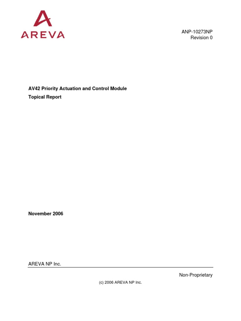 Areva Teleperm XS, AV42 Module | PDF | Hertz | Electromagnetic Interference