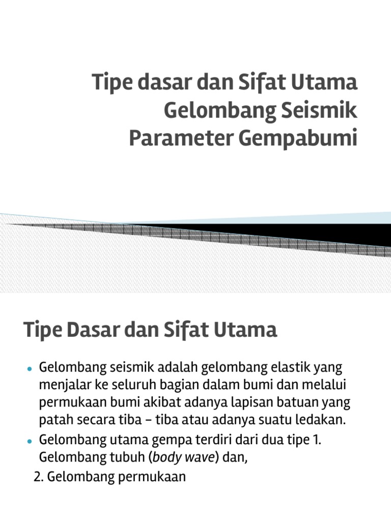 Penjalaran Gelombang Seismik | PDF