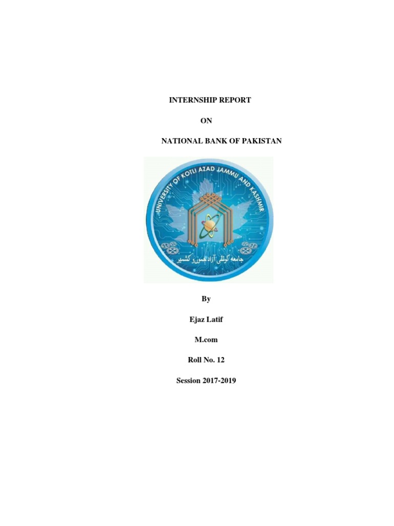 NBP Report 1 | PDF | Cheque | Deferred Tax