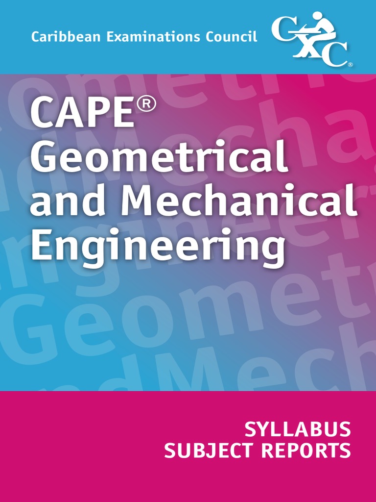 Cape Gmed Syllabus | PDF | Technical Drawing | Educational Assessment