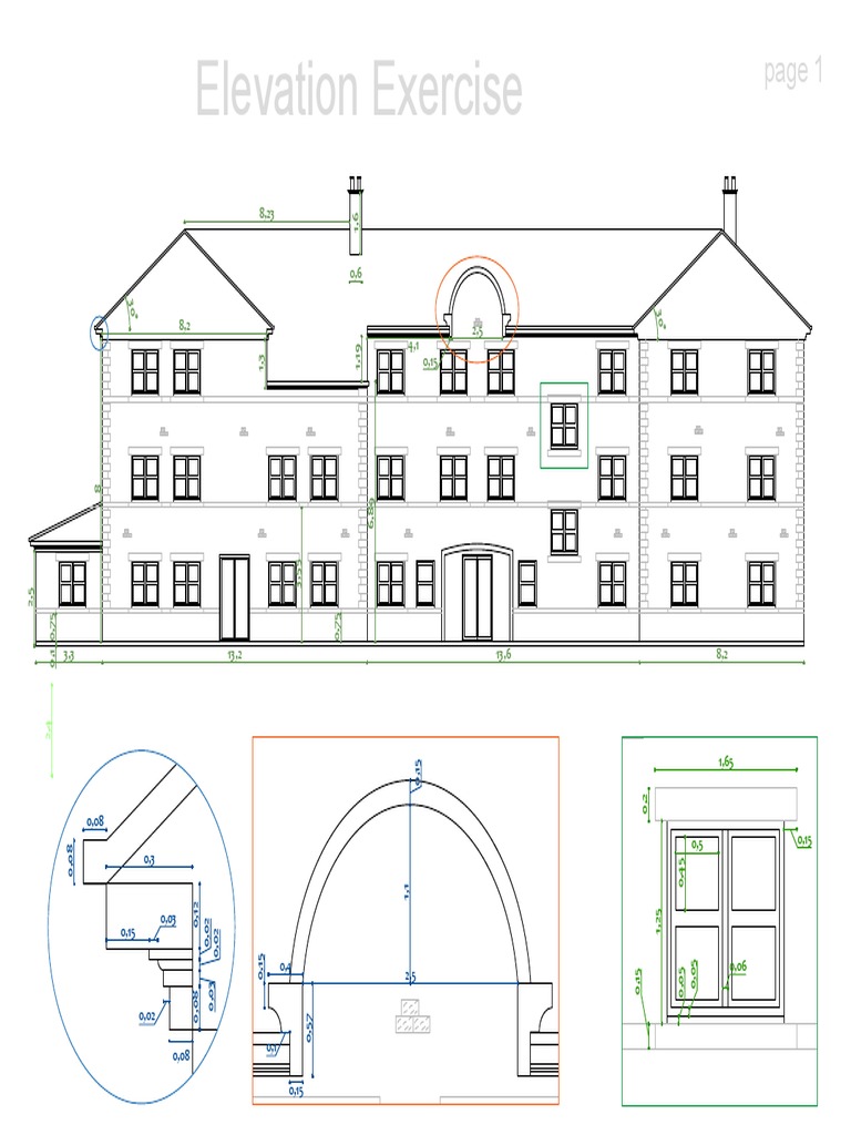 AutoCAD Practice Exercises and Plans | PDF