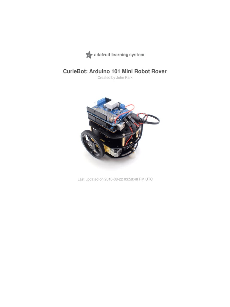 Curiebot Arduino 101 Mini Robot Rover Pdf Arduino Electrical Connector