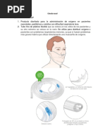 Mapa Mental de Oxigenoterapia | PDF