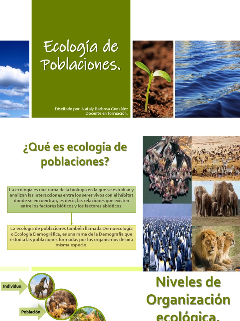 Ecología de Poblaciones: Conceptos Clave | PDF | Ecología | Población ...