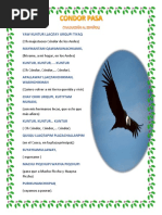 Letra Original de El Cóndor Pasa | PDF