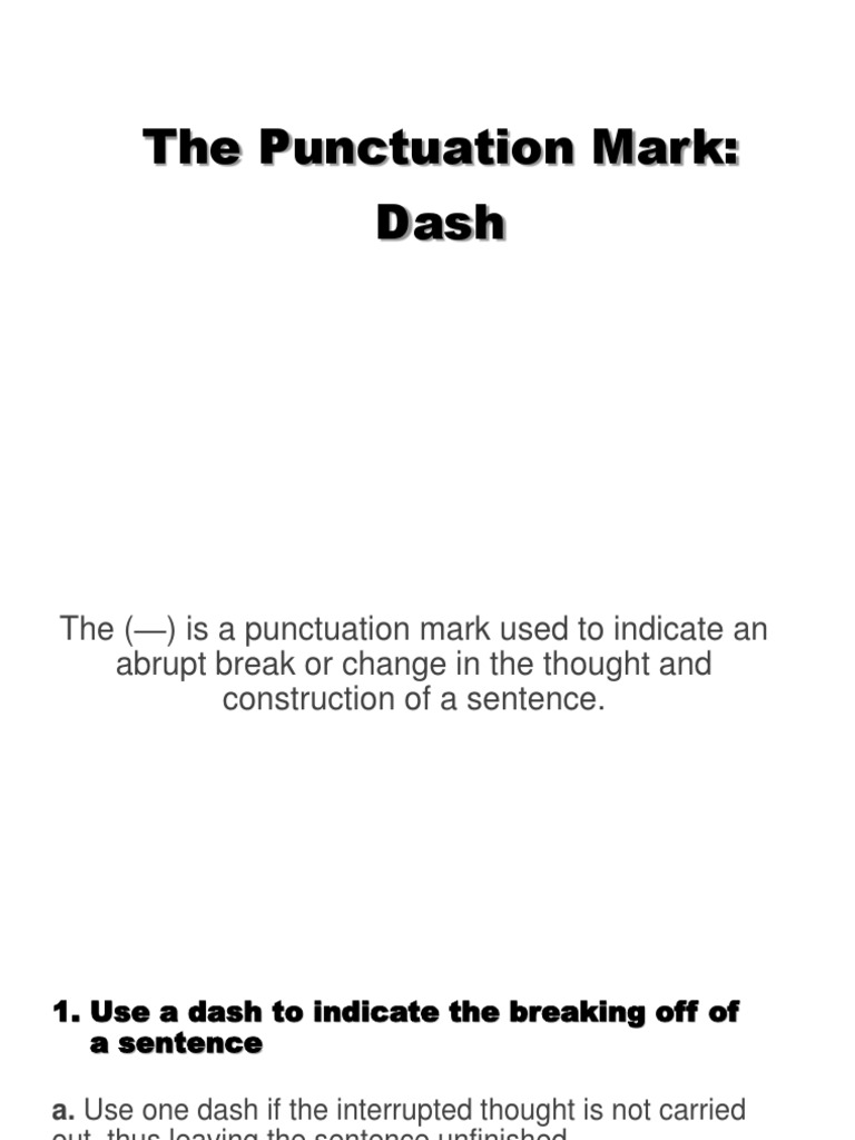 The Punctuation Mark | PDF | Language Mechanics | Linguistic Morphology