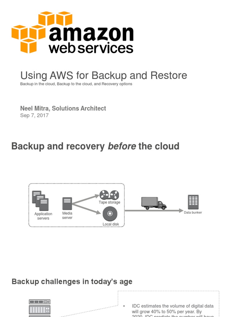 Using AWS For Backup and Resto | PDF | Backup | Cloud Computing