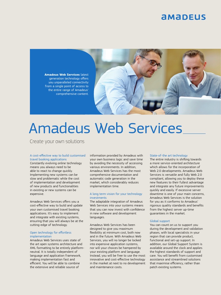 Amadeus Web Services | PDF | Web Service | Soap