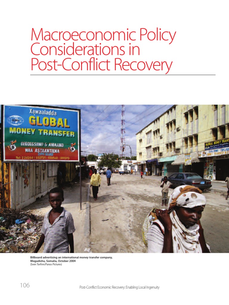 Macroeconomic Policy Considerations in Post-Conflict Recovery | PDF ...
