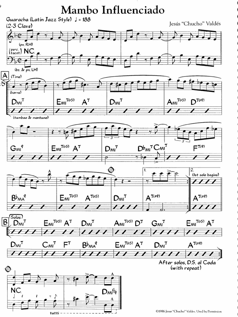 Mambo Influenciado y Mambo Inn | PDF