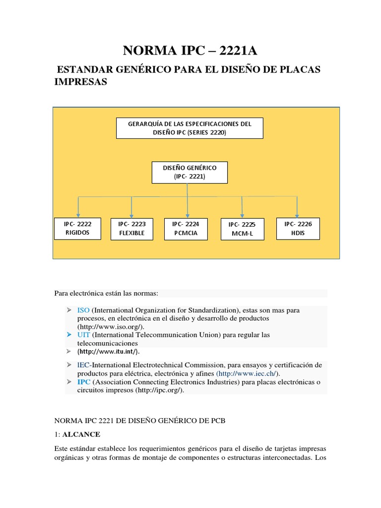 Norma Ipc2221a - 2019 | PDF | Placa de circuito impreso | Ingeniería de ...