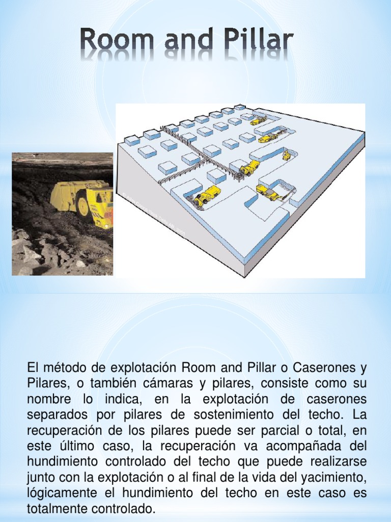 Room and Pillar 2017 | PDF | Minería | Minerales