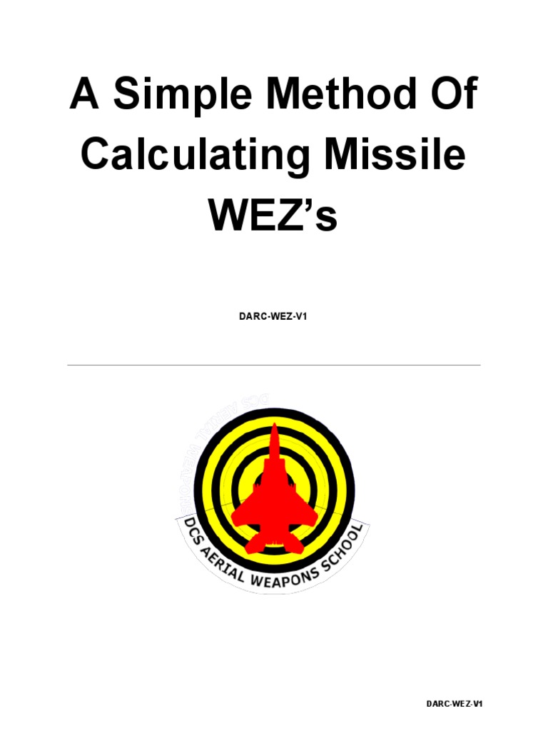 A Simple Method Calculating Missile WEZs | PDF | Sine | Trigonometric ...