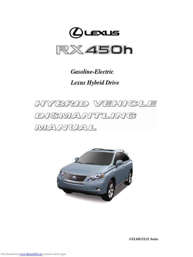 Gasoline-Electric Lexus Hybrid Drive: GYL10/GYL15 Series | Download ...