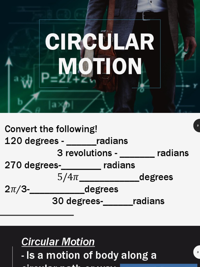 Circular Motion | PDF | Rotation Around A Fixed Axis | Velocity