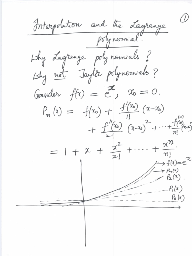 MTL107 Interpolation | PDF