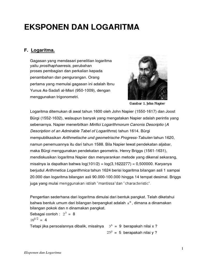 04 Logaritma PDF | PDF