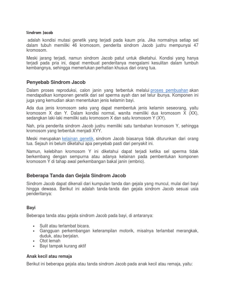 Sindrom Jacob | PDF