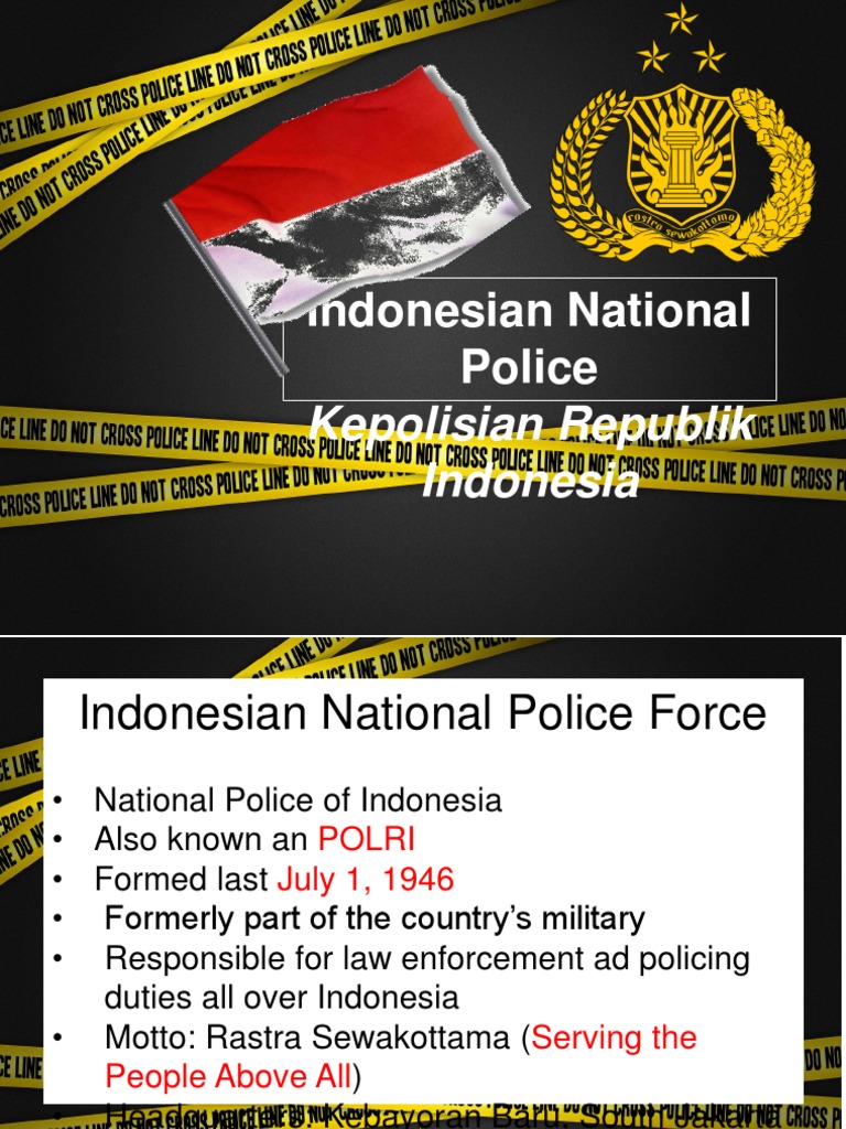 Indonesian National Police: Kepolisian Republik Indonesia | PDF ...