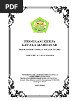 Program Kerja Kepala Madrasah Tahun 2025 | PDF
