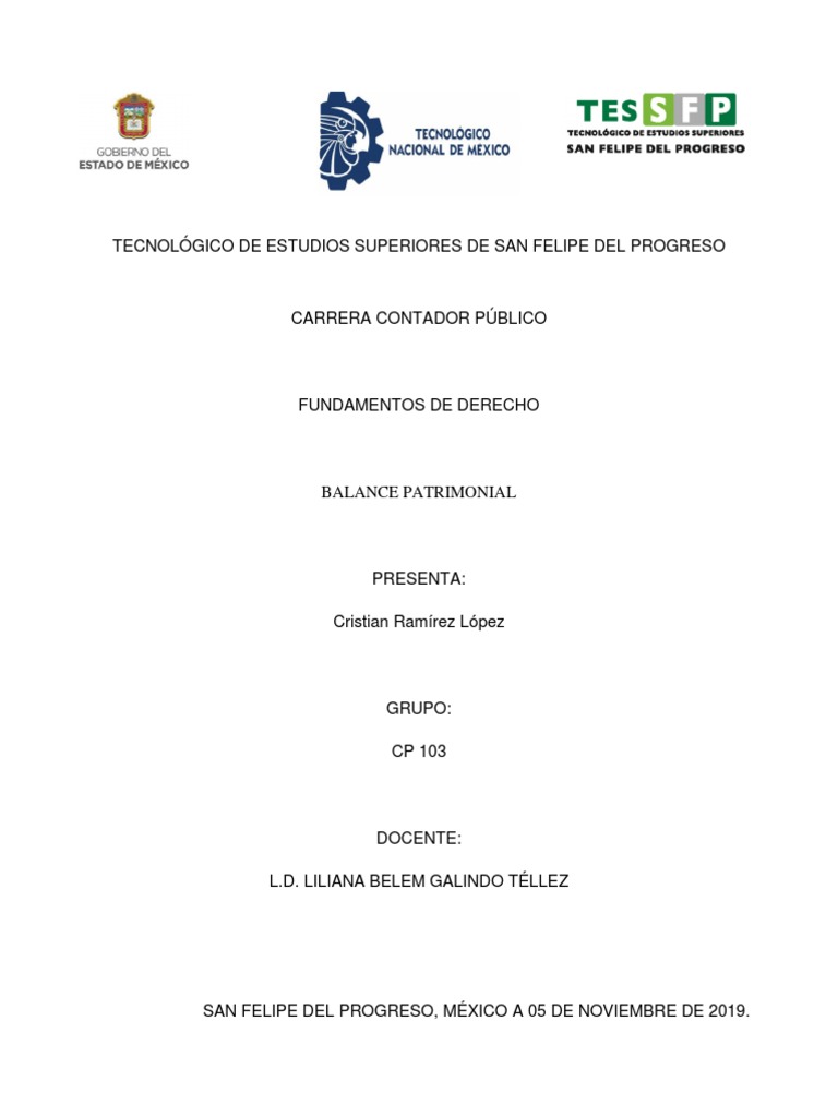 Tecnológico de Estudios Superiores de San Felipe Del Progreso | PDF