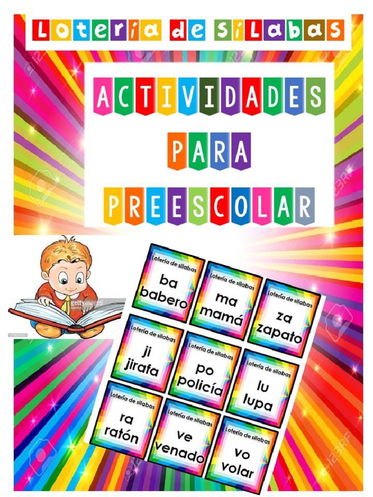 Lotería de Sílabas PDF | PDF