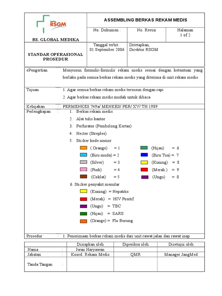 Sop Assembling | PDF