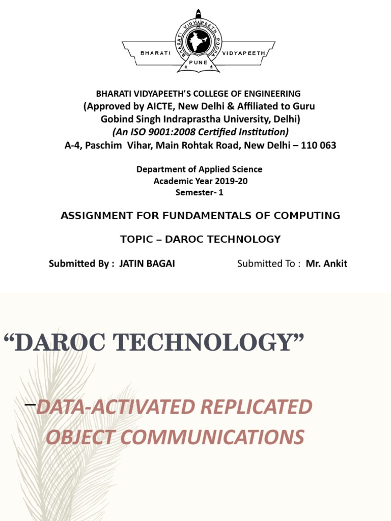 Daroc Technology | PDF | Distributed Computing | Software Development