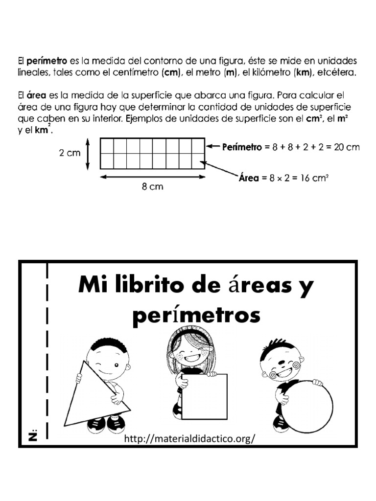 Actividades de Área y Perímetro para Niños | PDF | Euclides | Espacio