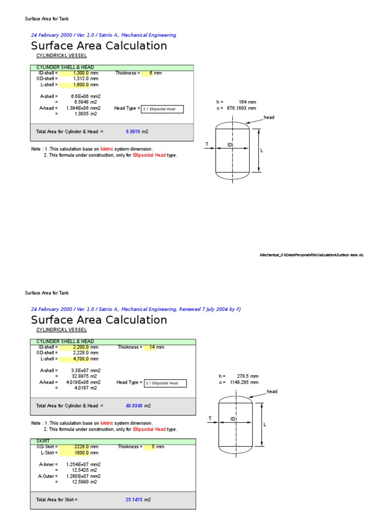 Surface Area | PDF | Area | Geometry