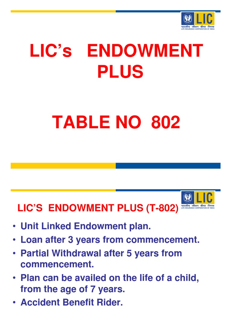 Endowment Plus: Investment Plan | PDF | Life Insurance | Insurance