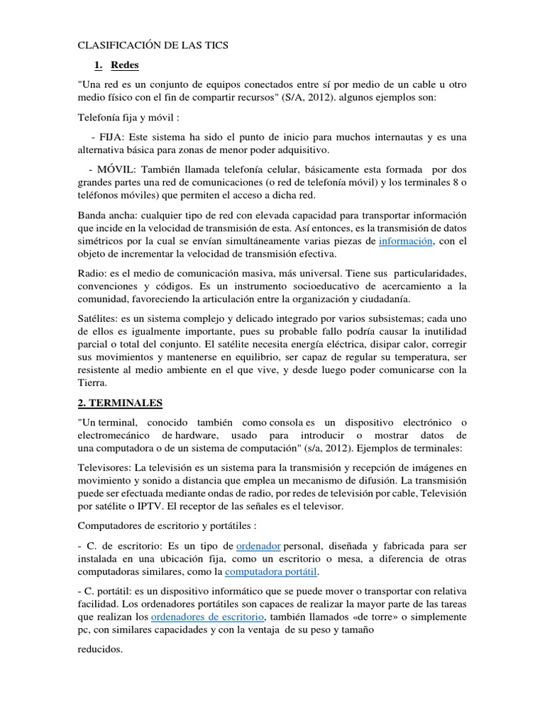 Clasificación de Las Tics y Salud y Nutricionn | PDF | Alimentos | Obesidad