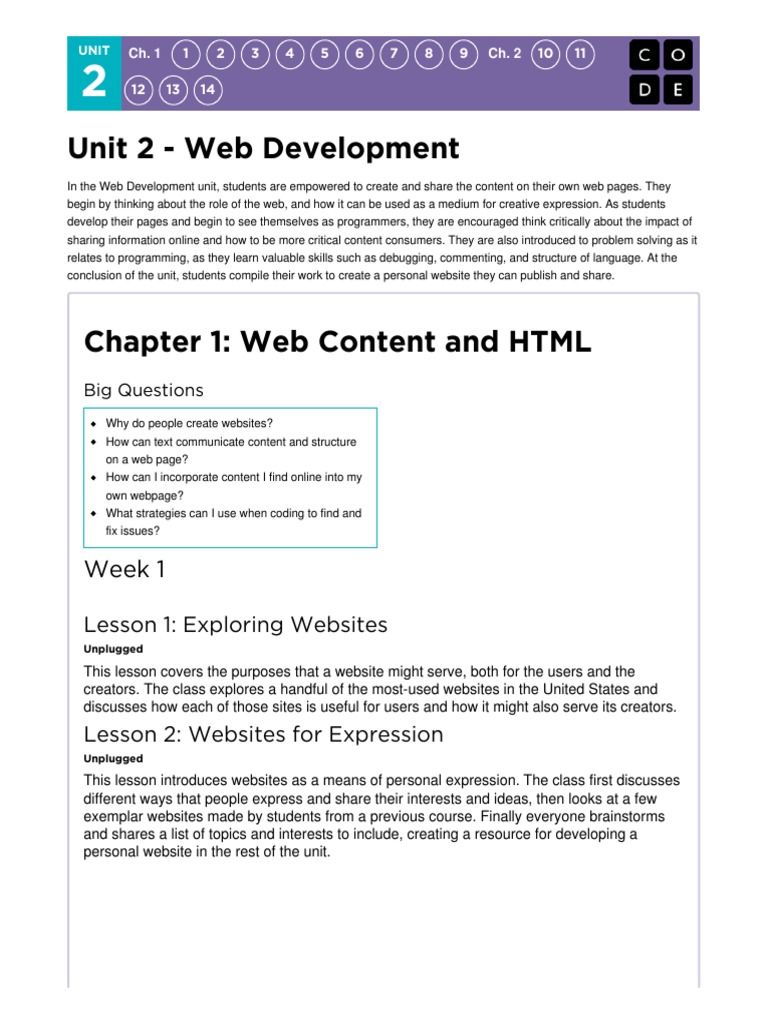 Unit2 PDF | PDF | Html | Html Element