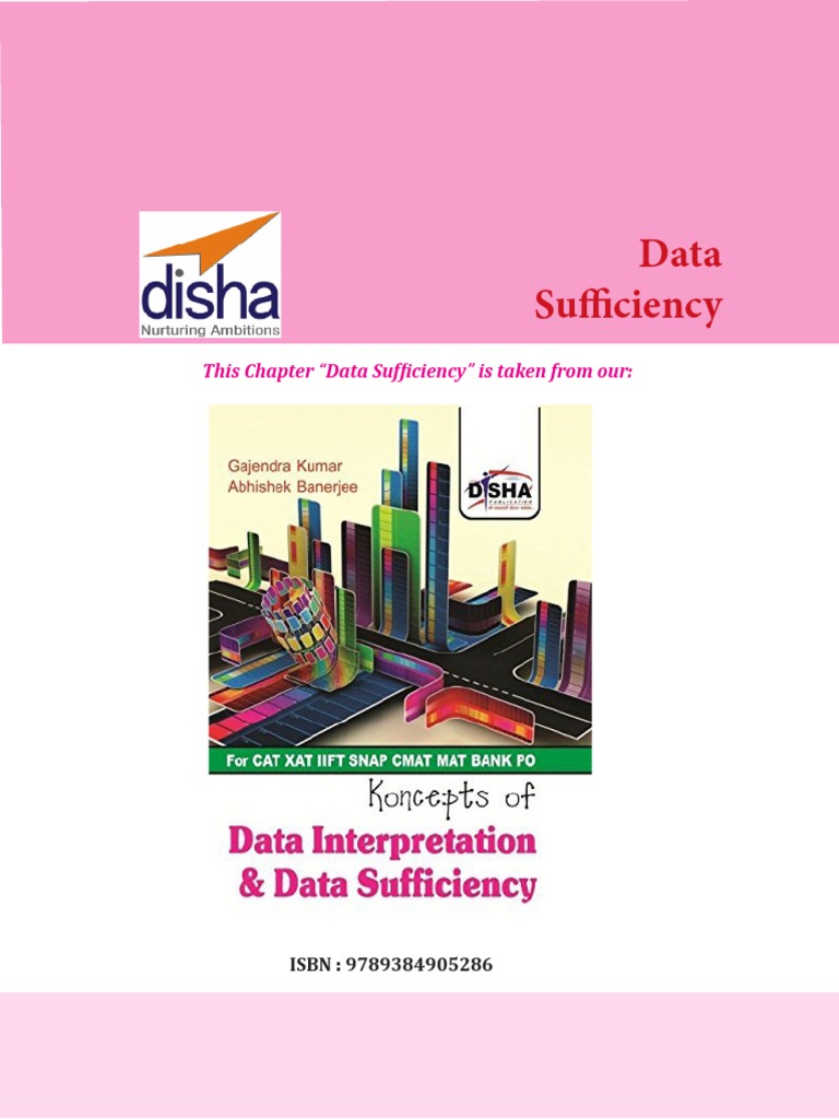 Data Sufficiency: This Chapter "Data Sufficiency" Is Taken From Our ...