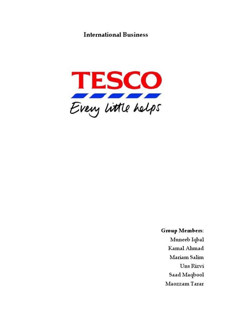 IB Tesco Report | PDF | Supermarket | Tesco