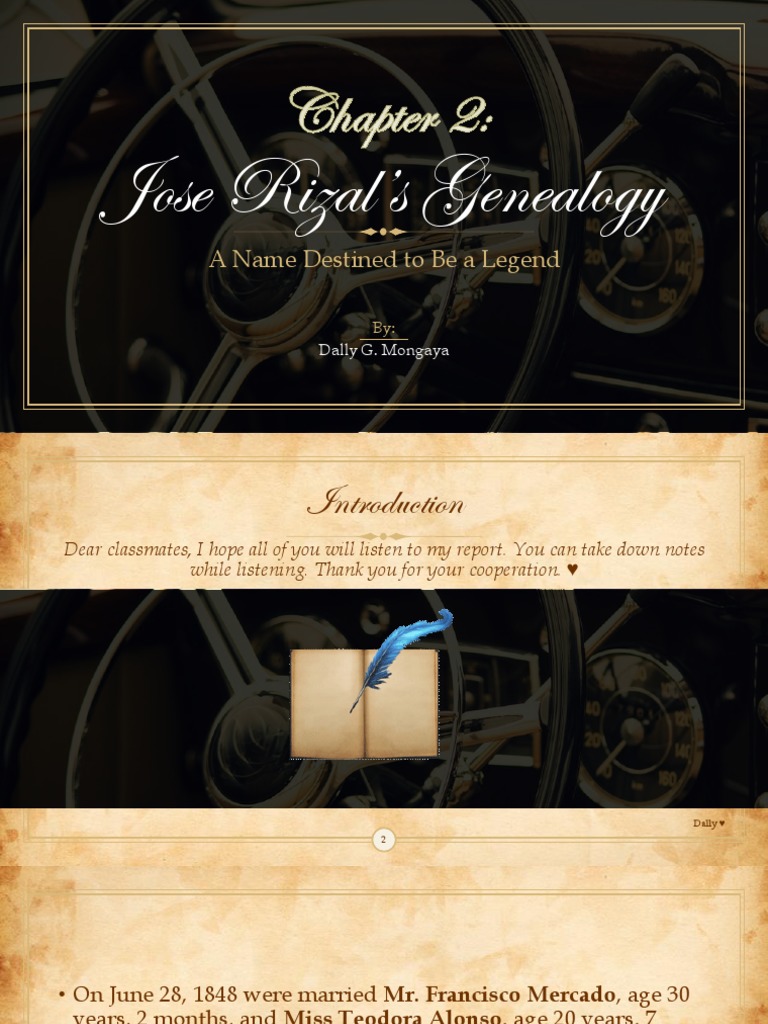 Jose Rizal's Genealogy: A Name Destined To Be A Legend | PDF | Philippines